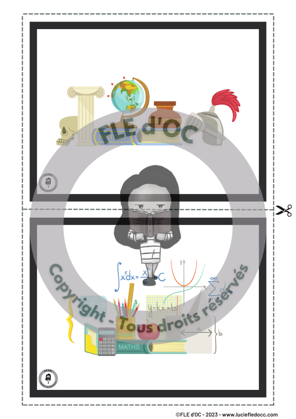 Boutique - Flashcards - L'école (A1) - FLE d'OC