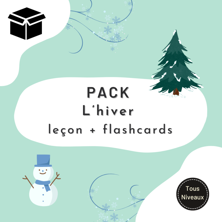 Boutique - Pack - L'hiver (Tous niveaux) - FLE d'OC